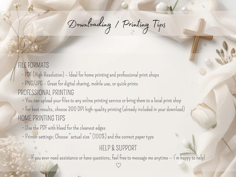 Baptism Invitation Template | Neutral Christening Invite | Editable ...
