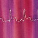 Pink Heart Attack Original Watercolor Ekg Painting - Etsy