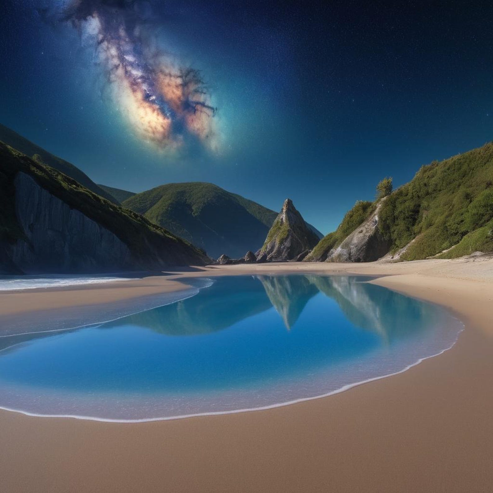Cosmic Dreamscape Galaxy Wallpaper 4 - Etsy
