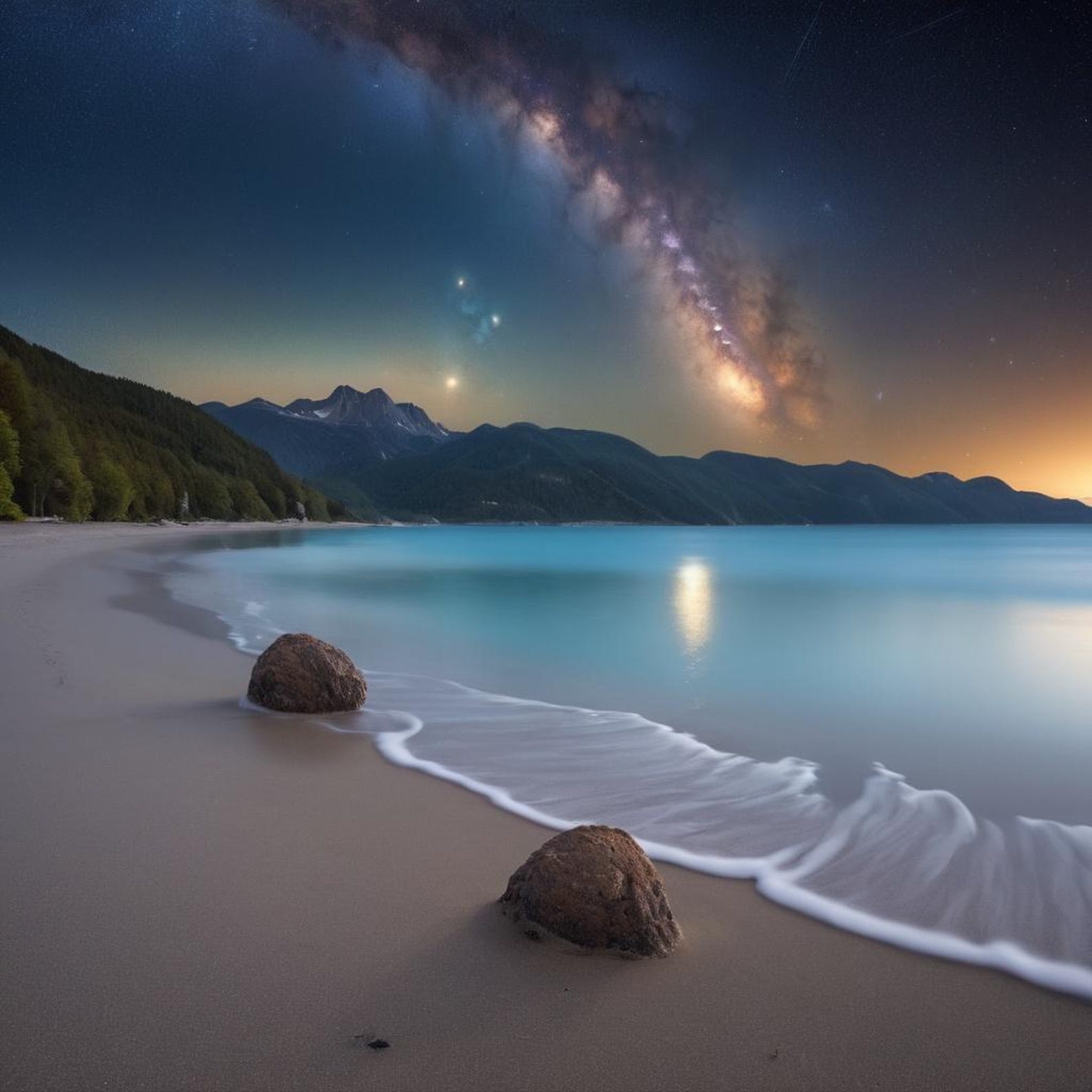 Cosmic Dreamscape Galaxy Wallpaper 4 - Etsy