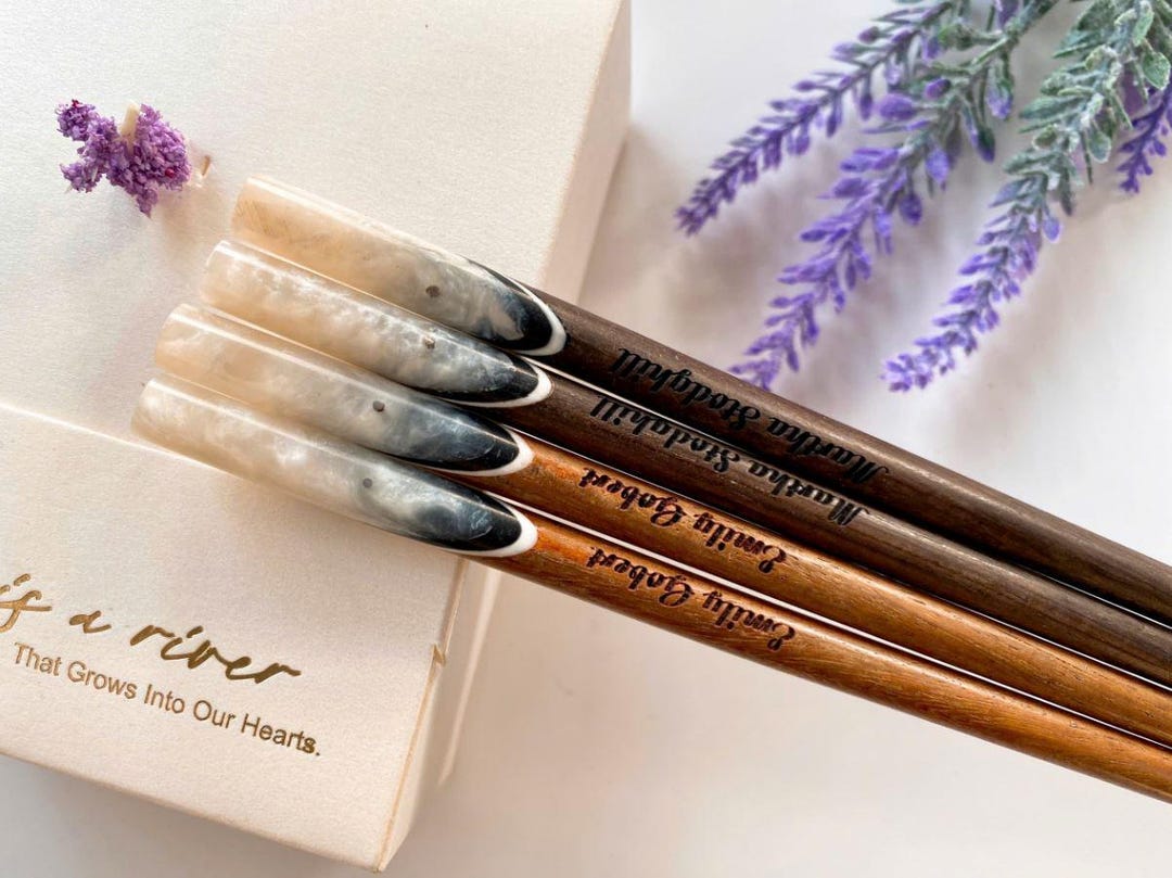 Engraved Chopsticks, Customized Wood Chopsticks, Wooden Chopsticks ...