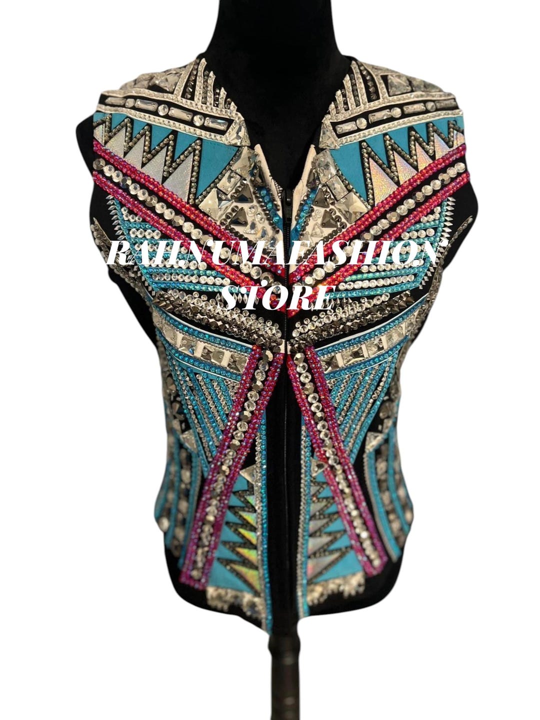 Western Show Vest - Etsy