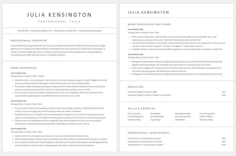 Custom Resumes | Resume Writing Services | Modern Resume Templates ...