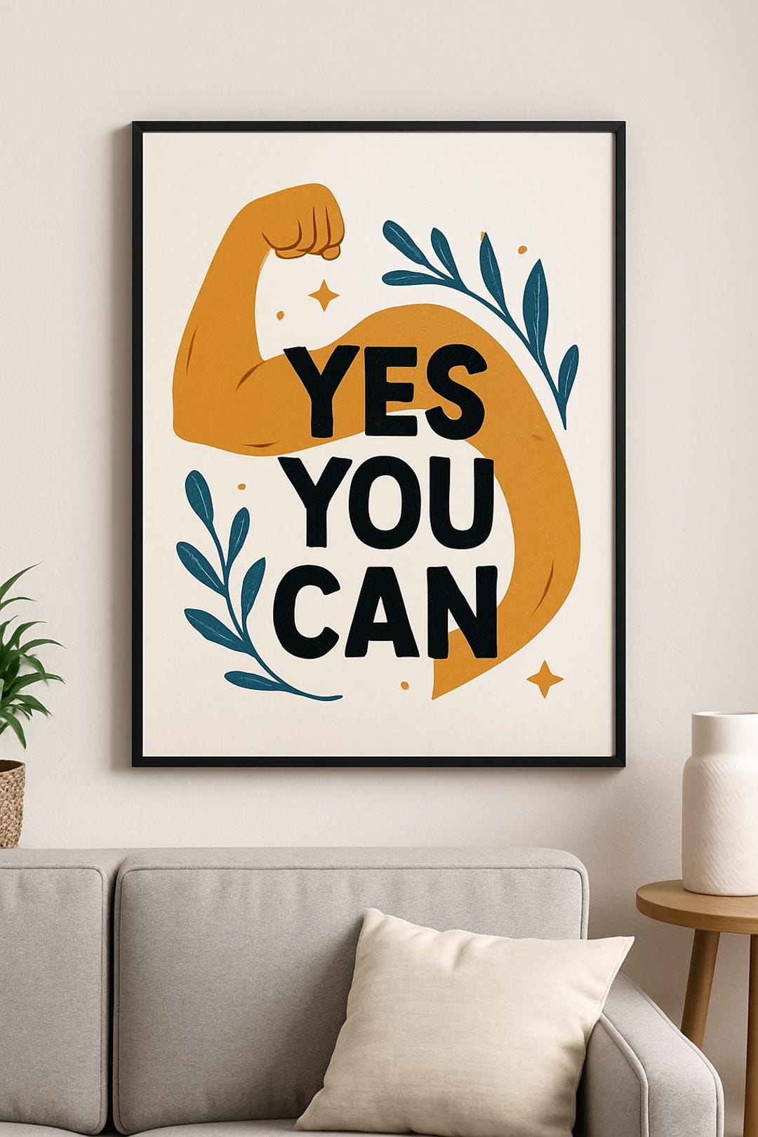 Custom Motivational Poster – Personalized Quote Wall Art – Printable ...