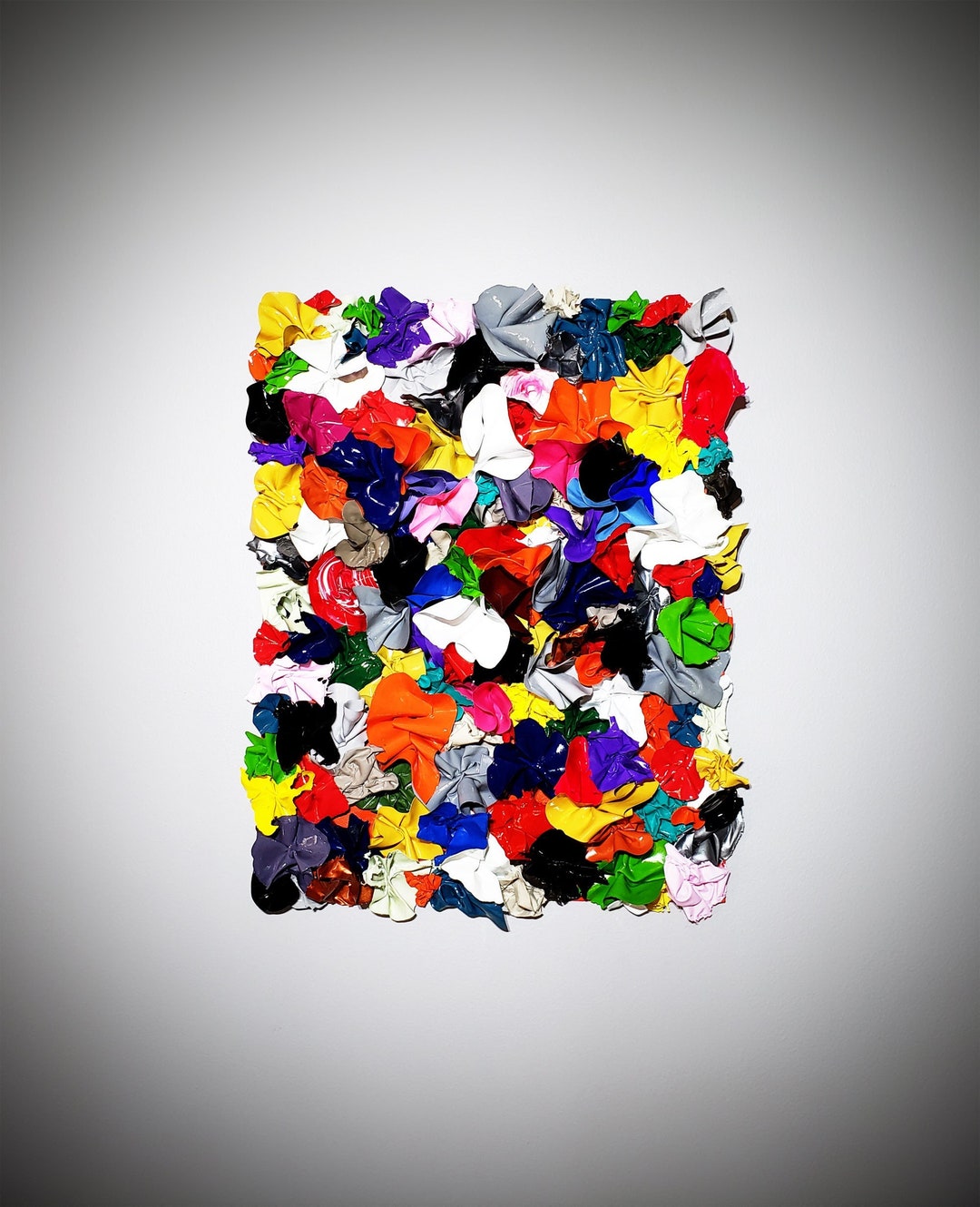 Original Abstract Latex Textured Painting 14 X 18 the Dream - Etsy