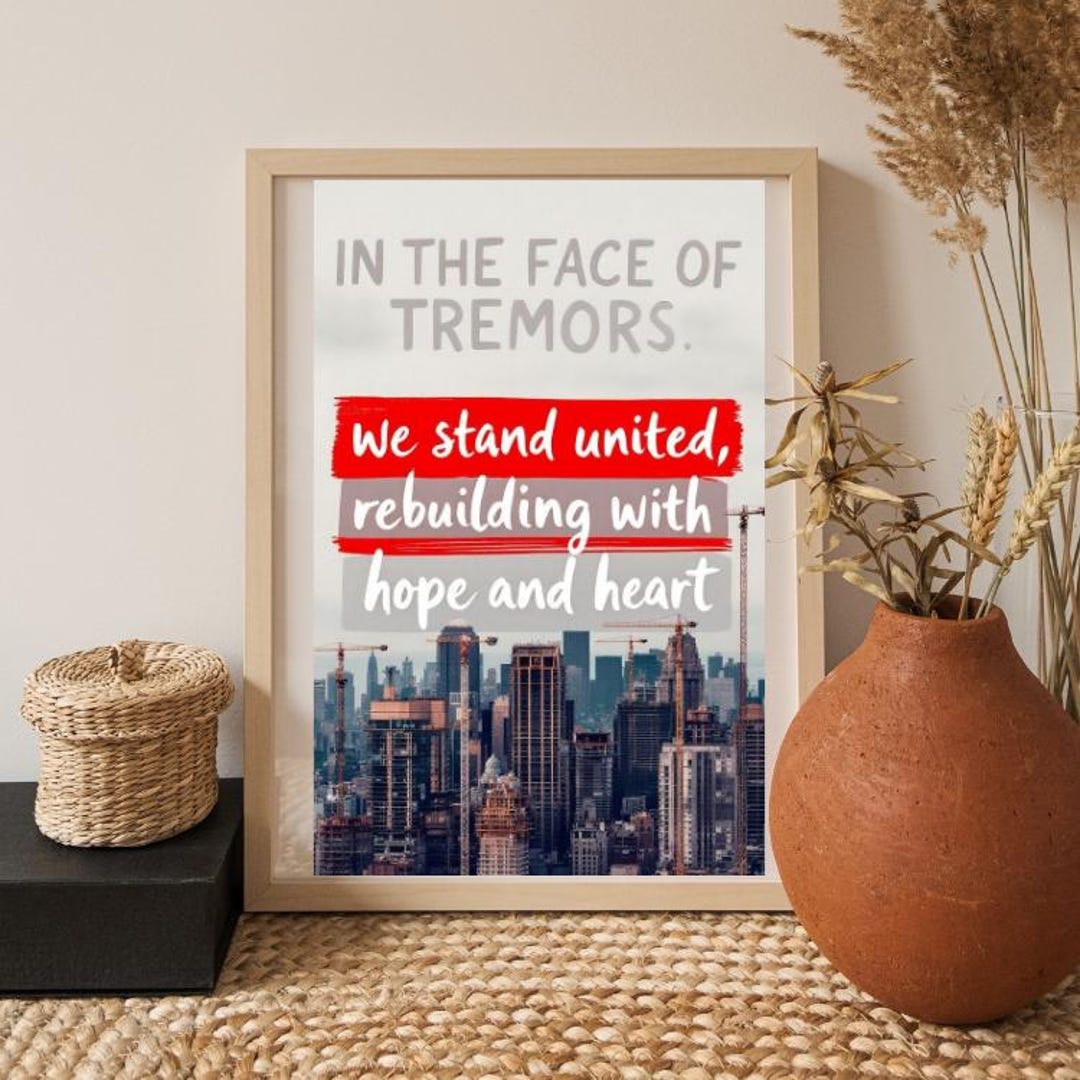 Inspirational Quote Wall Art: Hope and Heart - Rebuilding With Unity ...
