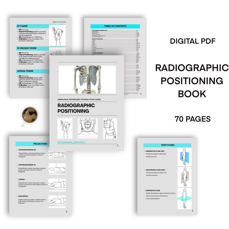 Rad Tech Exam Guide - Etsy