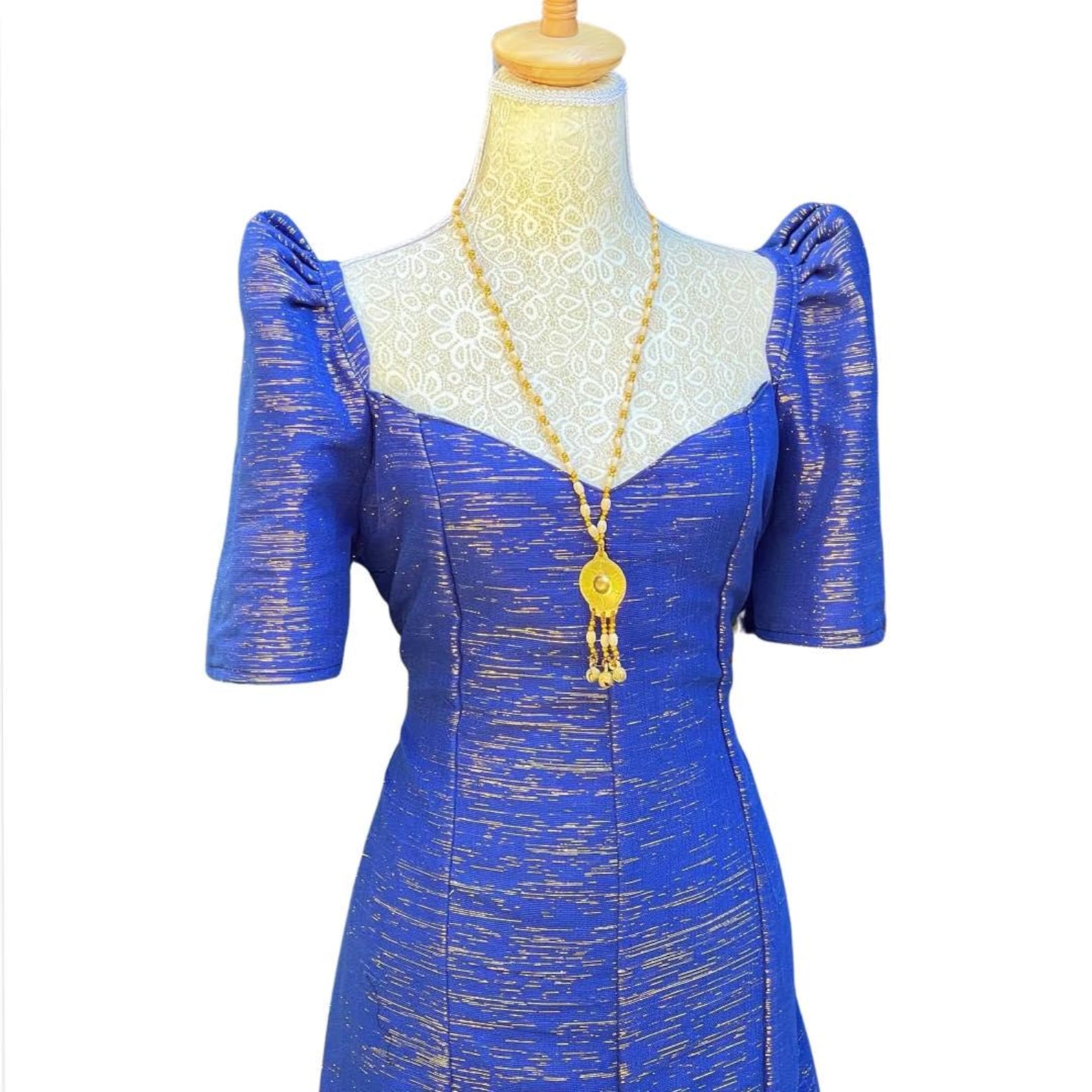 Filipiniana Modern Long Gown Made of Binakol Fabric Abra - Etsy