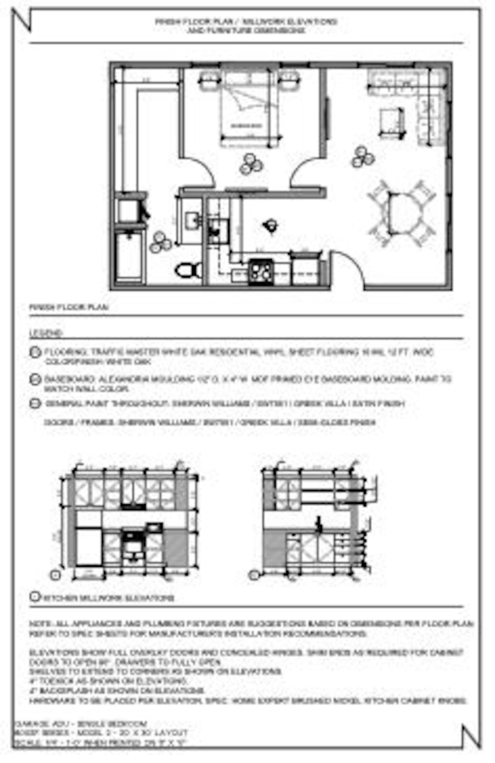 600 Sqft ADU Layout: Model-02, 1 Bed 1 Bath (PDF Download) - Etsy