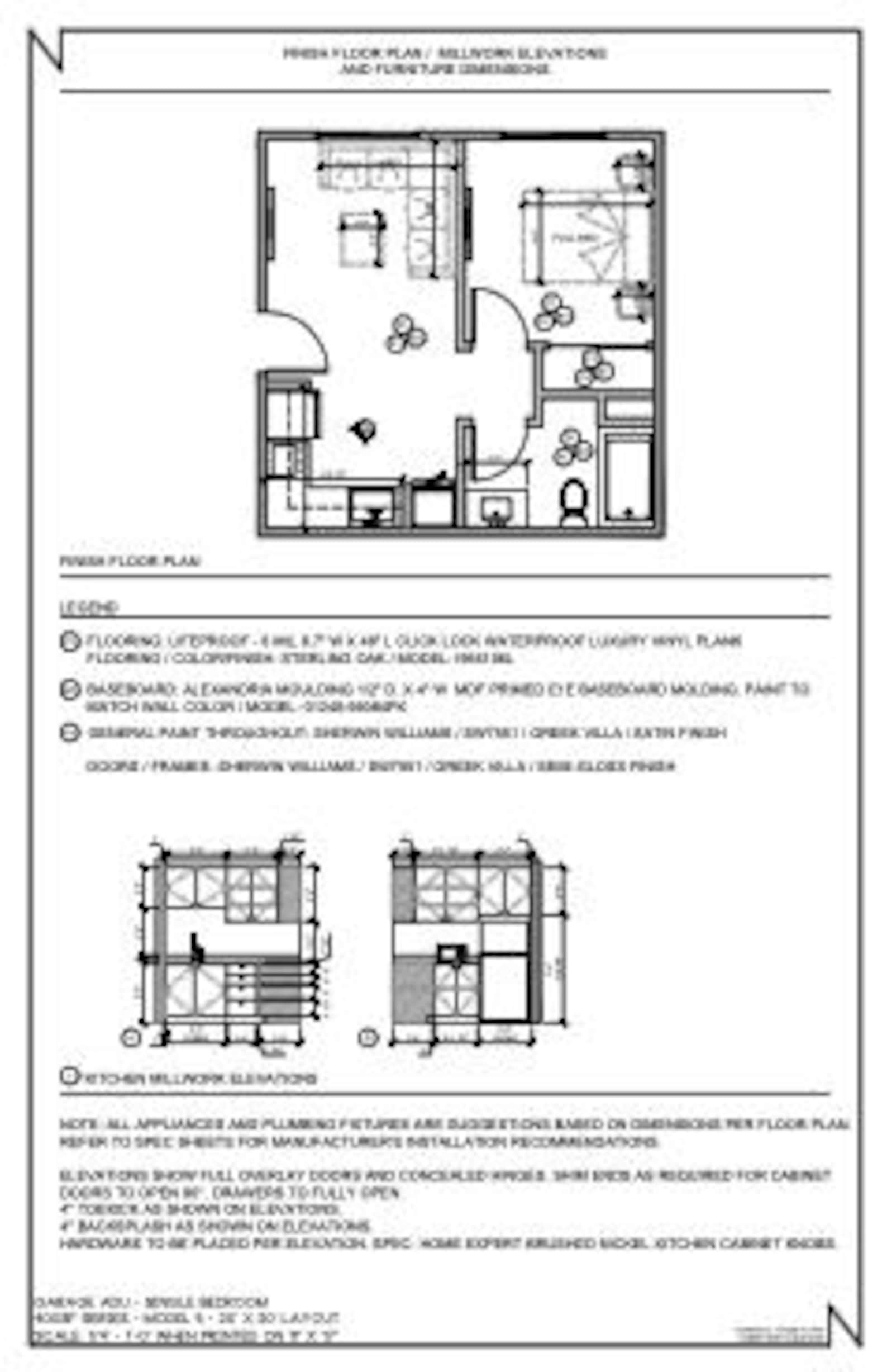 400 Sqft ADU Layout: Model-05, 1 Bed 1 Bath Compact Home Design (PDF ...