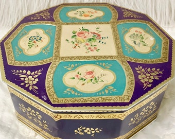 Purple Tin Box - Etsy