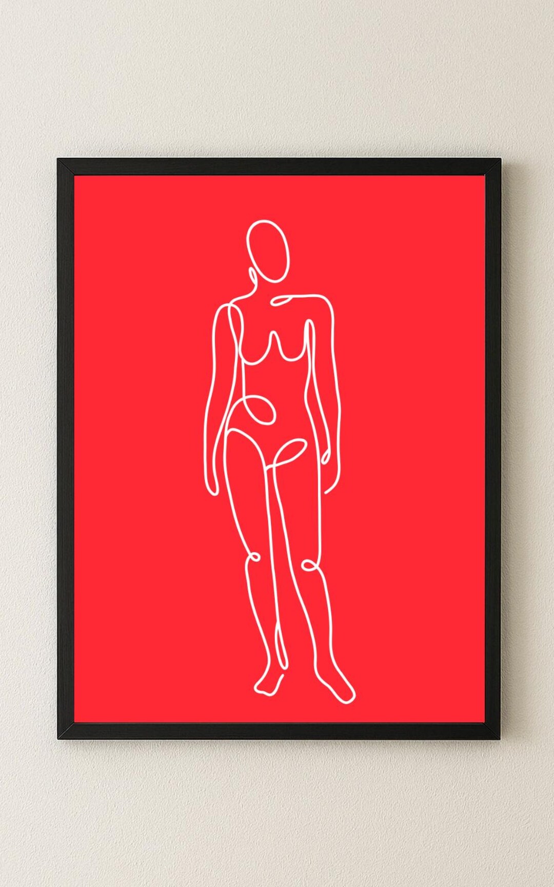 Minimalist Body Form – Illustration – Digital Art Print - Etsy
