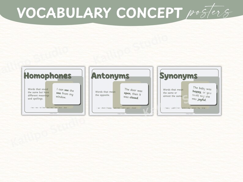 Parts of Speech Posters Grammar ELA Figurative Language Vocabulary ...