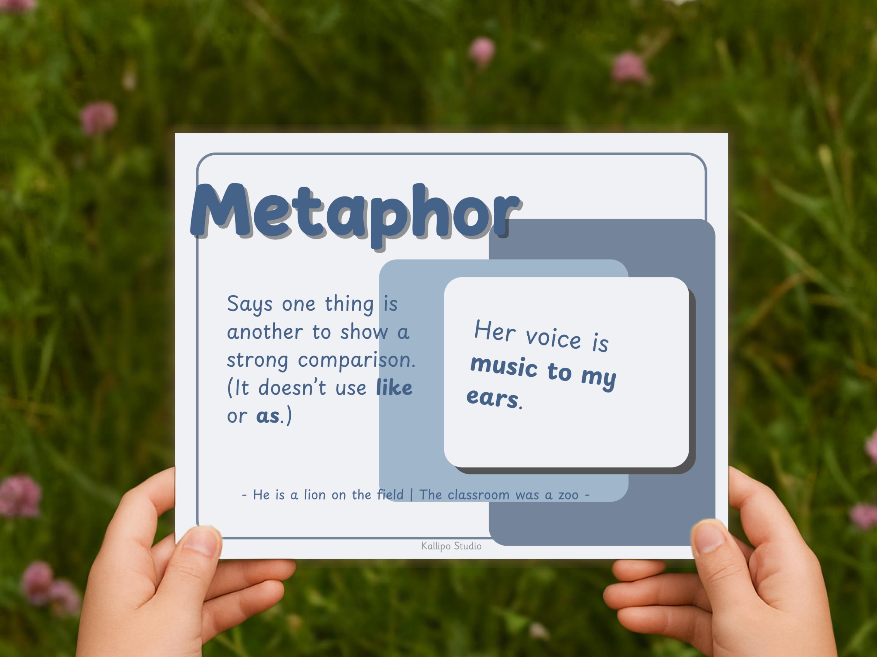 Parts of Speech Posters Grammar ELA Figurative Language Vocabulary ...
