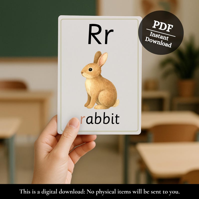 Alphabet Flashcards Learning Display Cards for Alphabet Flashcard ...