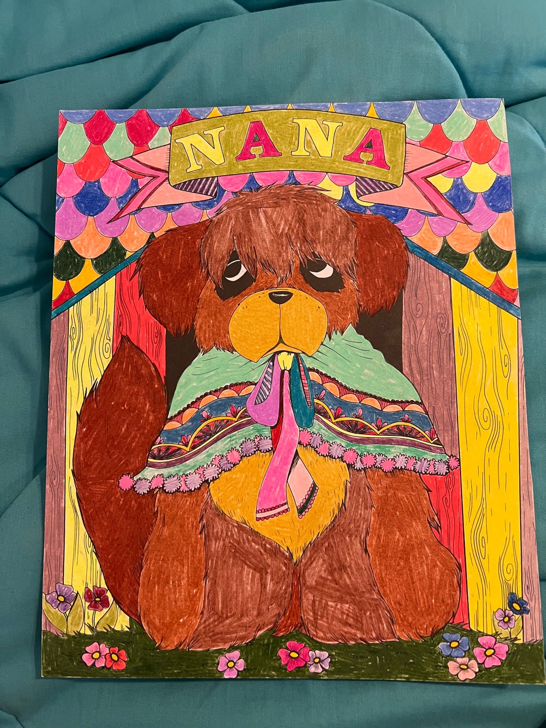 Nana in a Doghouse and Peter Pan’s Shadow Double Sided Hand Colored ...