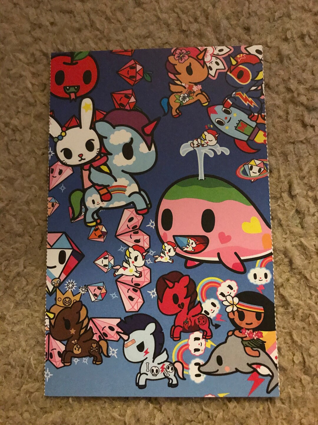 Tokidoki Unicorno Ocean Meets the Sky Postcard - Etsy