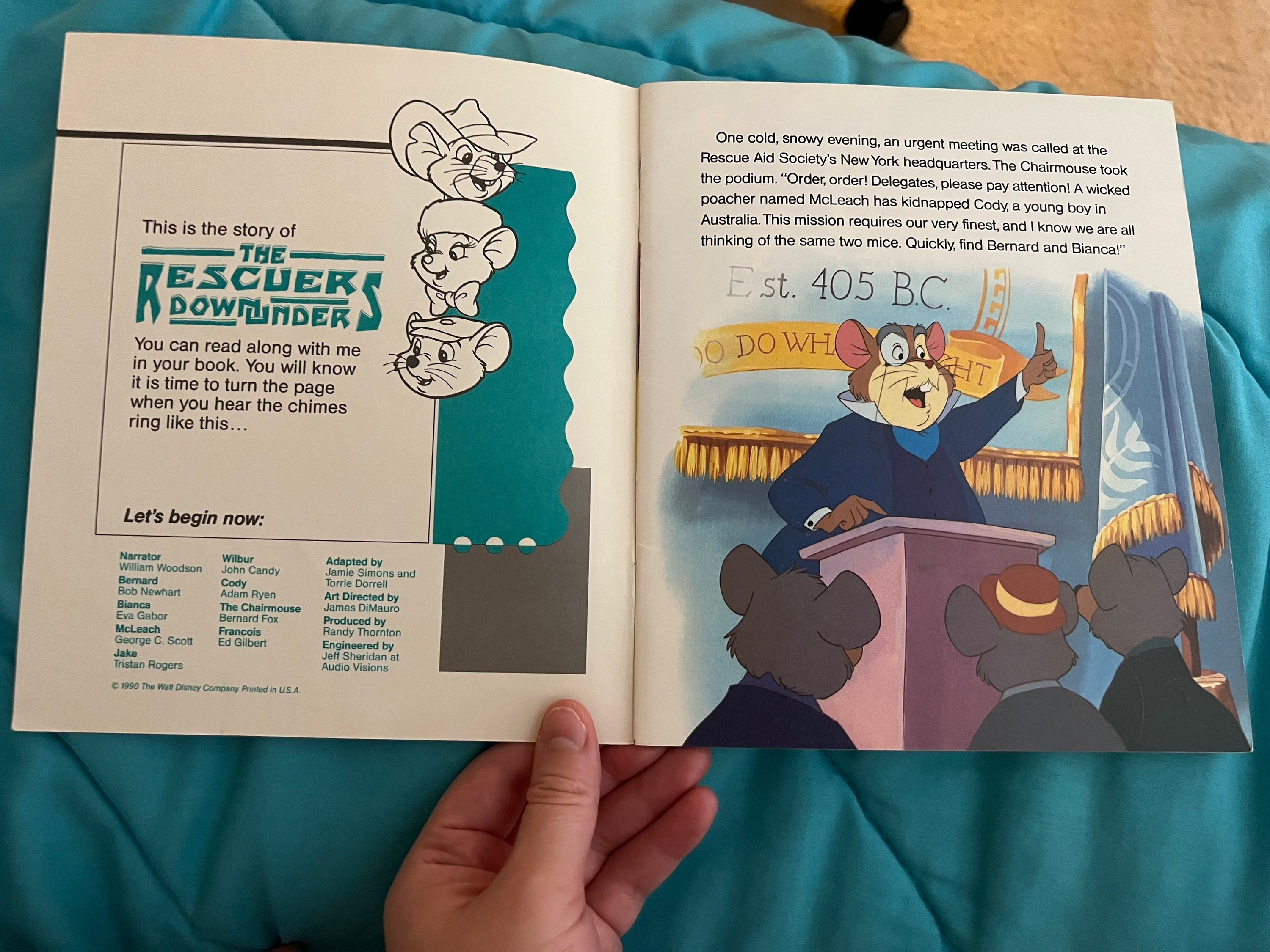 Disneys the Rescuers Down Under Read Along Book no Cassette - Etsy ...