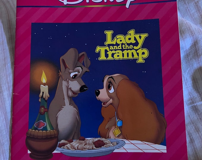 Disney’s Lady and the Tramp Vintage Children’s Read Along Book (1990 ...