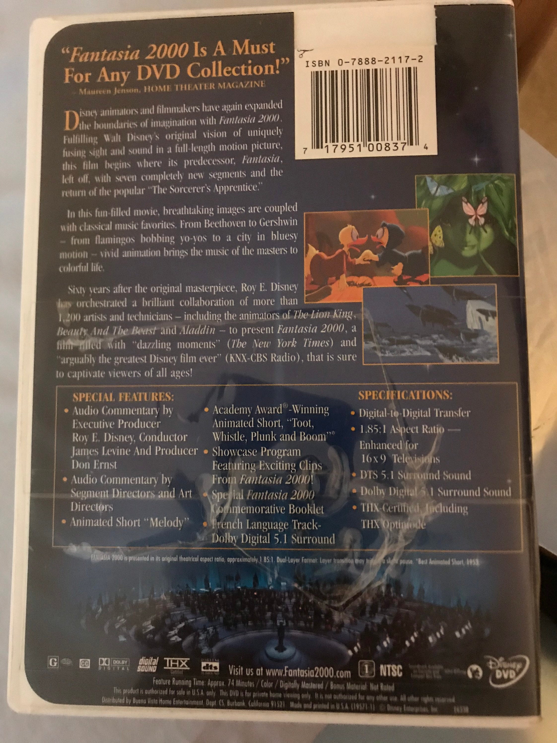 Fantasia 2000 Dvd Cover