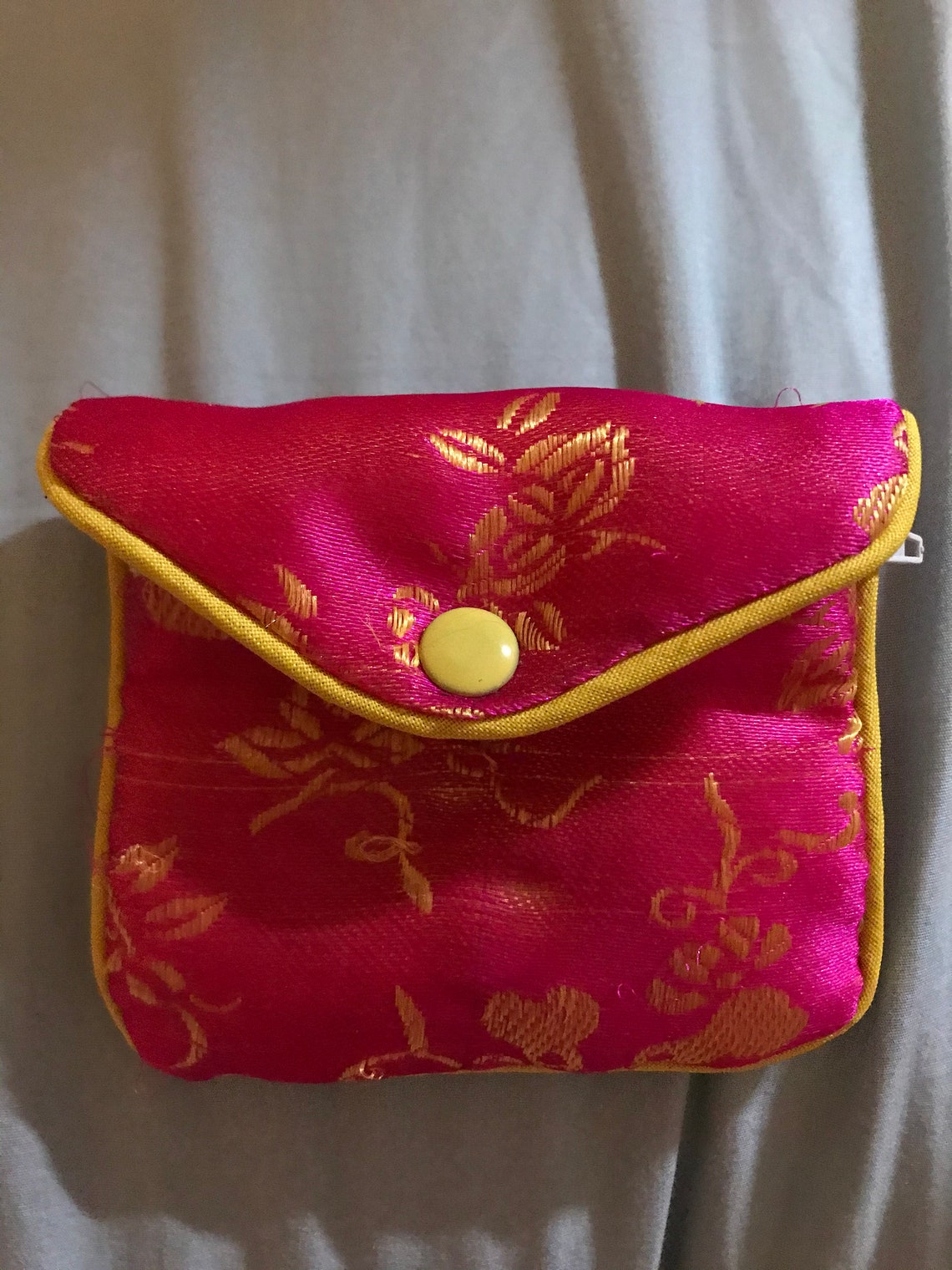 Chinese Silk Zipper Pouch — Small - Etsy