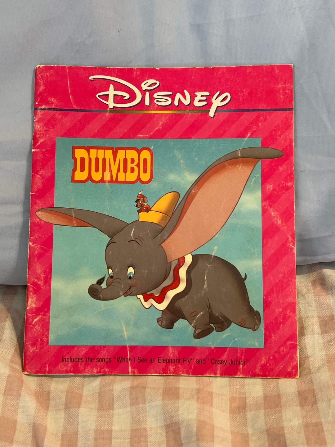 Disney’s Dumbo Vintage Children’s Read Along Book (1990)—no Cassette - Etsy