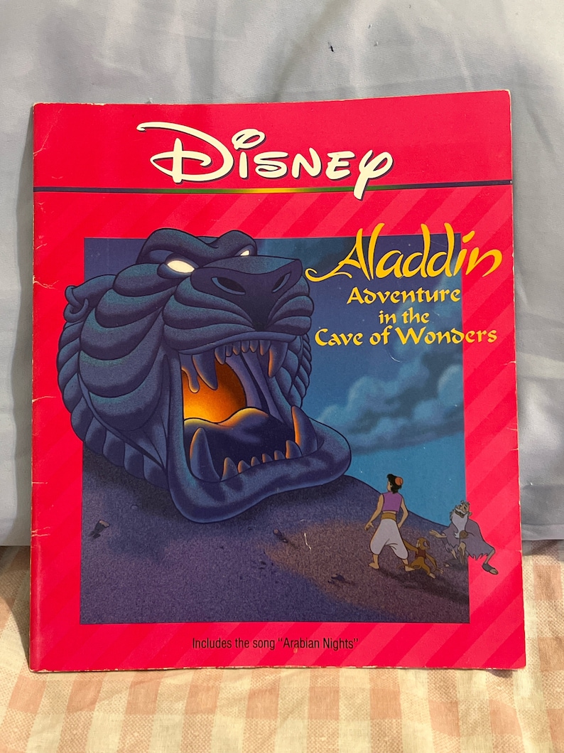 Disney’s Aladdin: Adventure in the Cave of Wonders Vintage Children’s ...