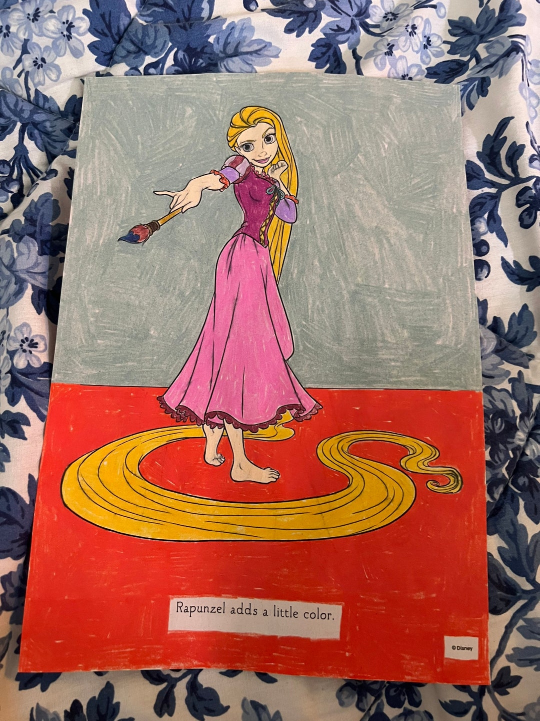 Disney Princess—rapunzel and Snow White Hand Colored Double Sided ...