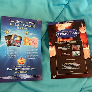 Disney • Pixar Ratatouille 2007 DVD - Etsy