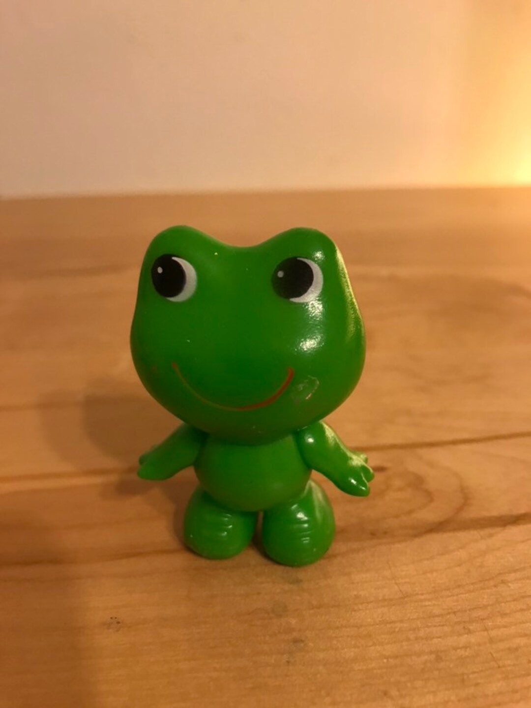 Mini Green Frog Toy Figure - Etsy
