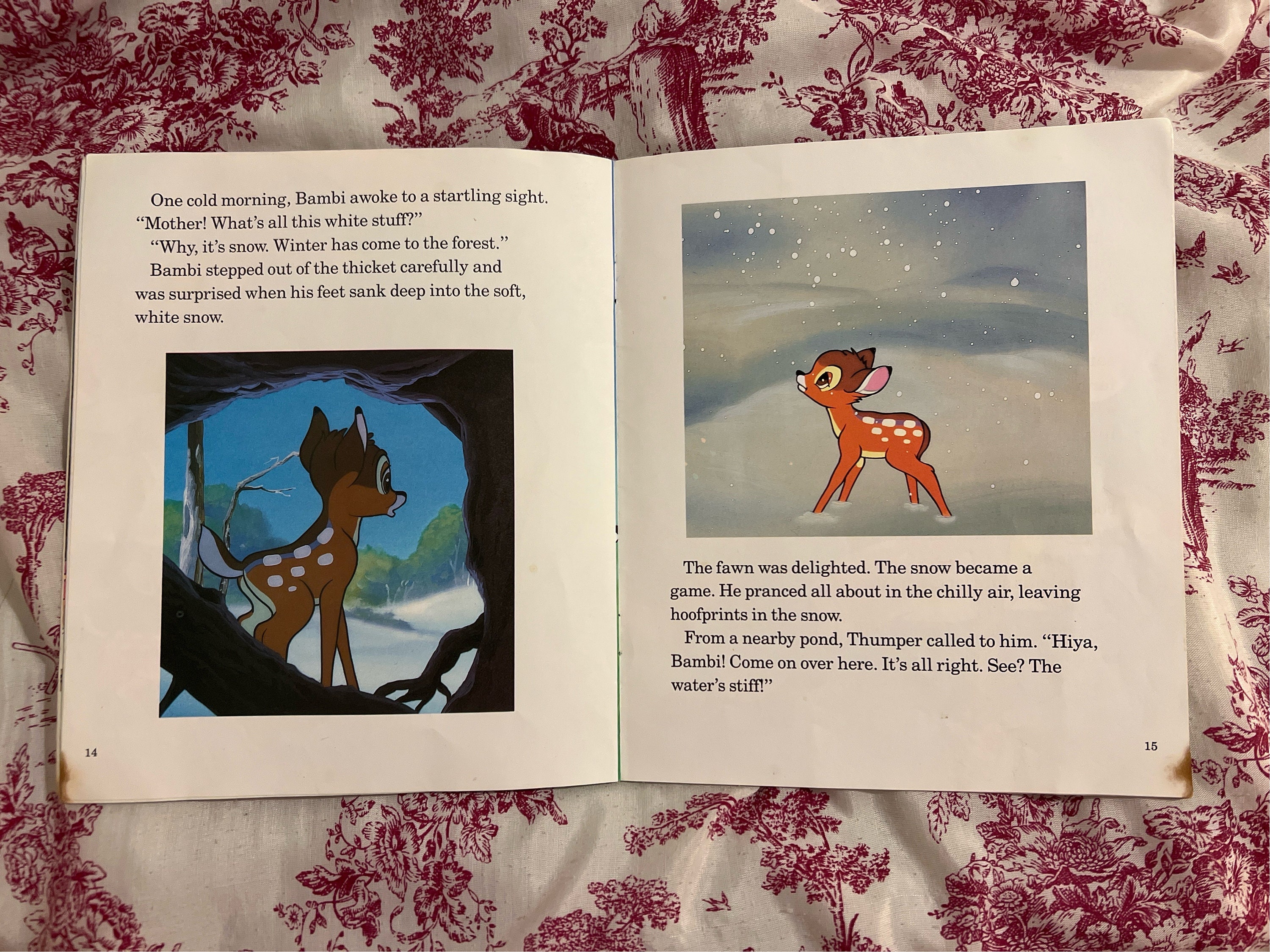 Disney’s Bambi Vintage Children’s Read Along Book (1990)—no Cassette - Etsy