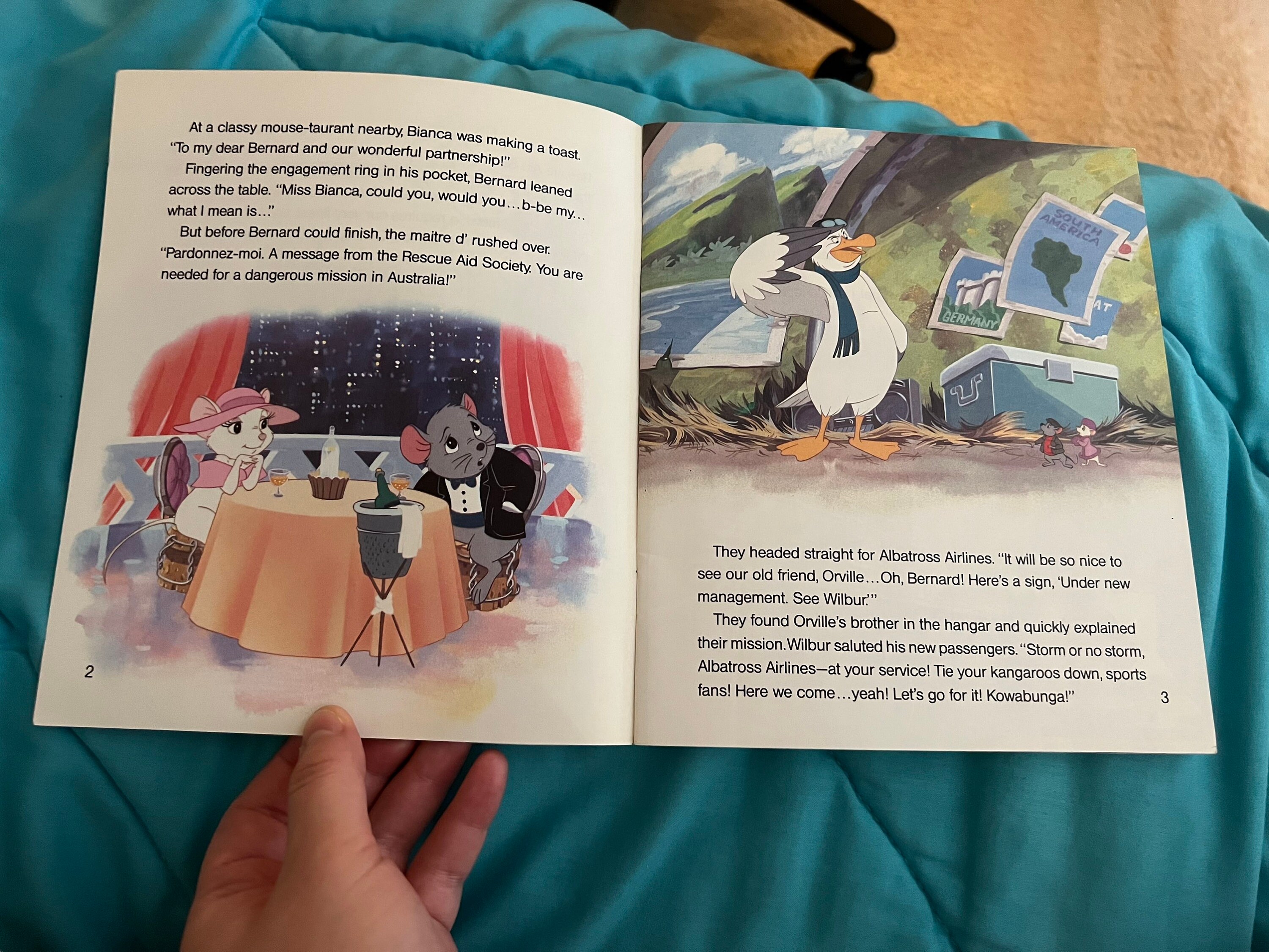 Disneys the Rescuers Down Under Read Along Book no Cassette - Etsy ...