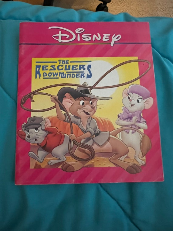 Disneys the Rescuers Down Under Read Along Book no Cassette - Etsy UK