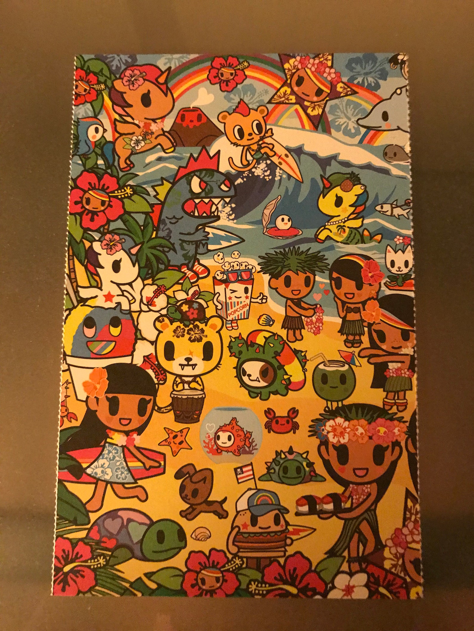 Tokidoki Hawaiian Paradise Postcard - Etsy Denmark