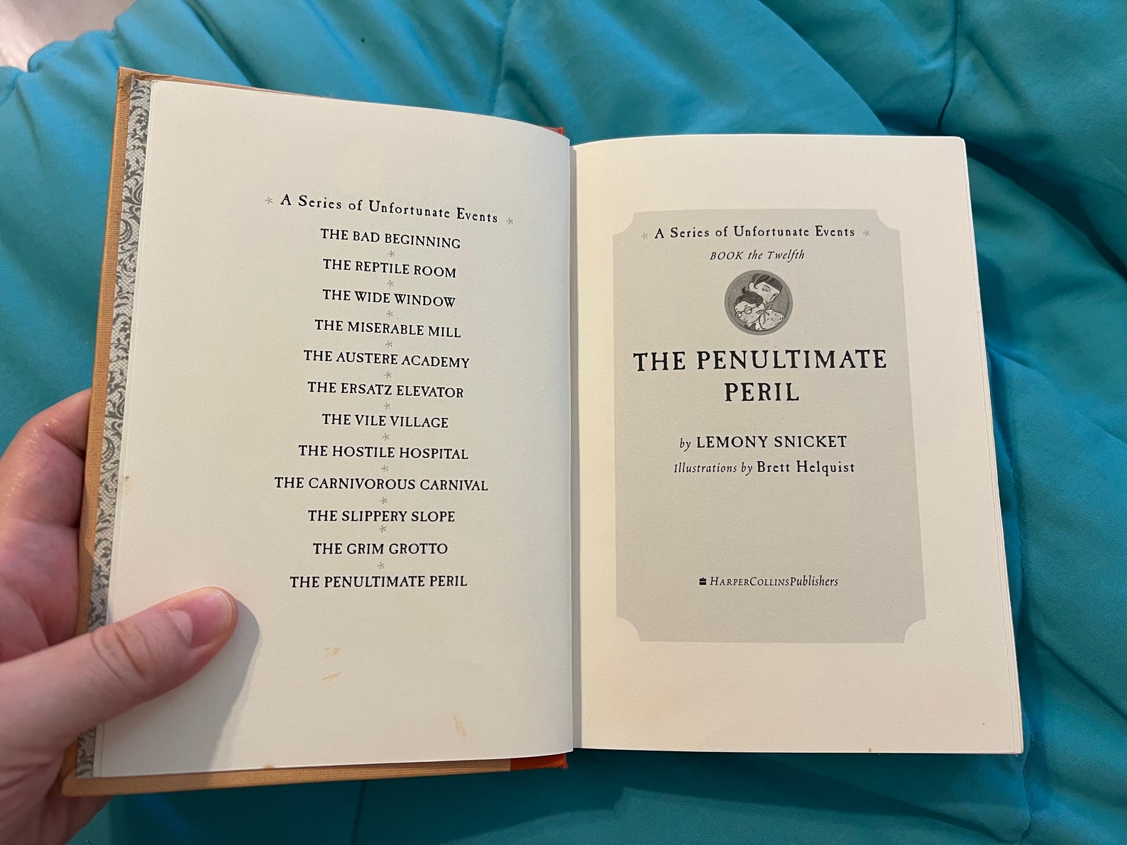 A Series of Unfortunate Events Book the Twelfth the Penultimate Peril ...