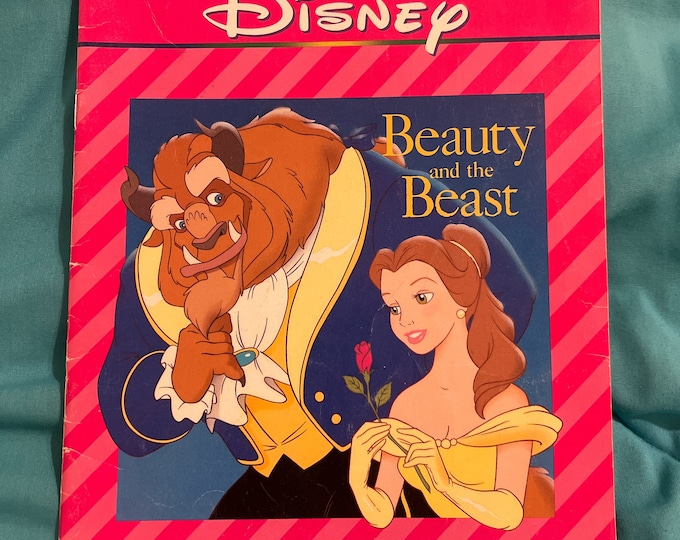 Disney’s Beauty and the Beast Vintage Children’s Read Along Book (1990 ...