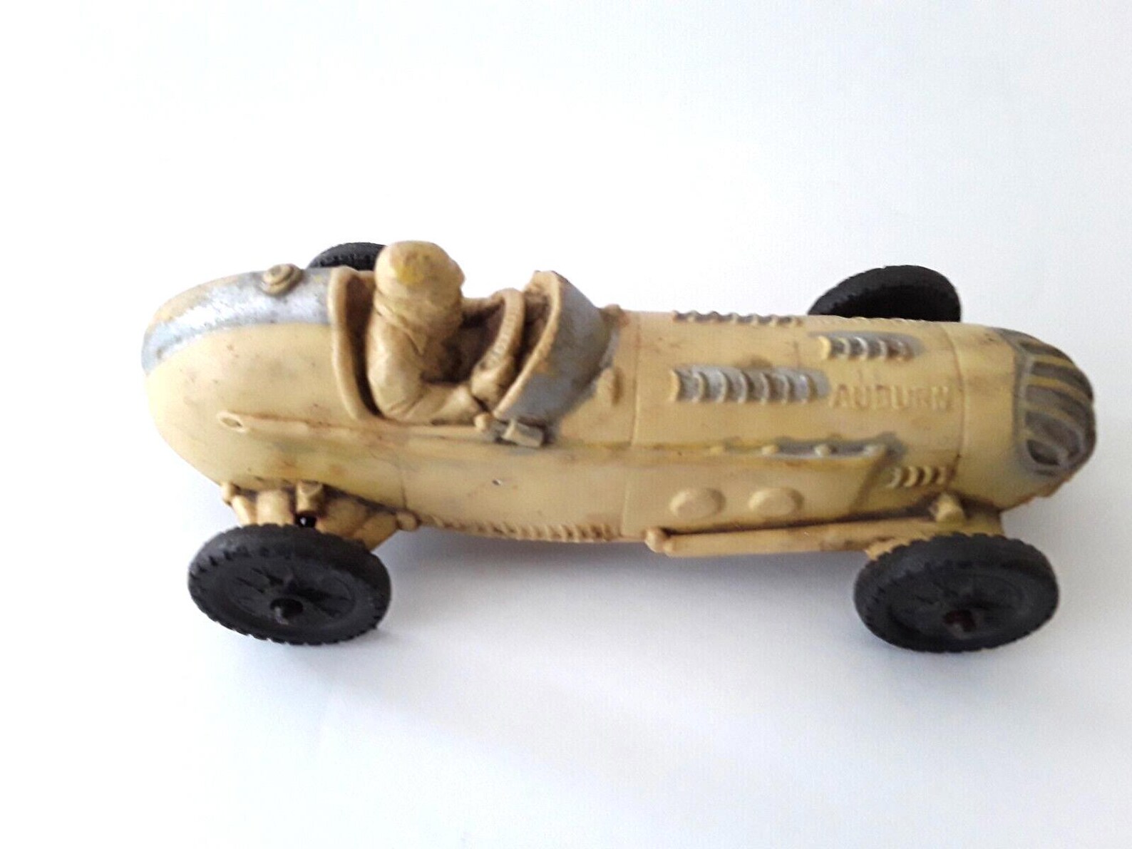 Vintage Auburn Rubber Toy Yellow 5" Indycar Race Car - Etsy