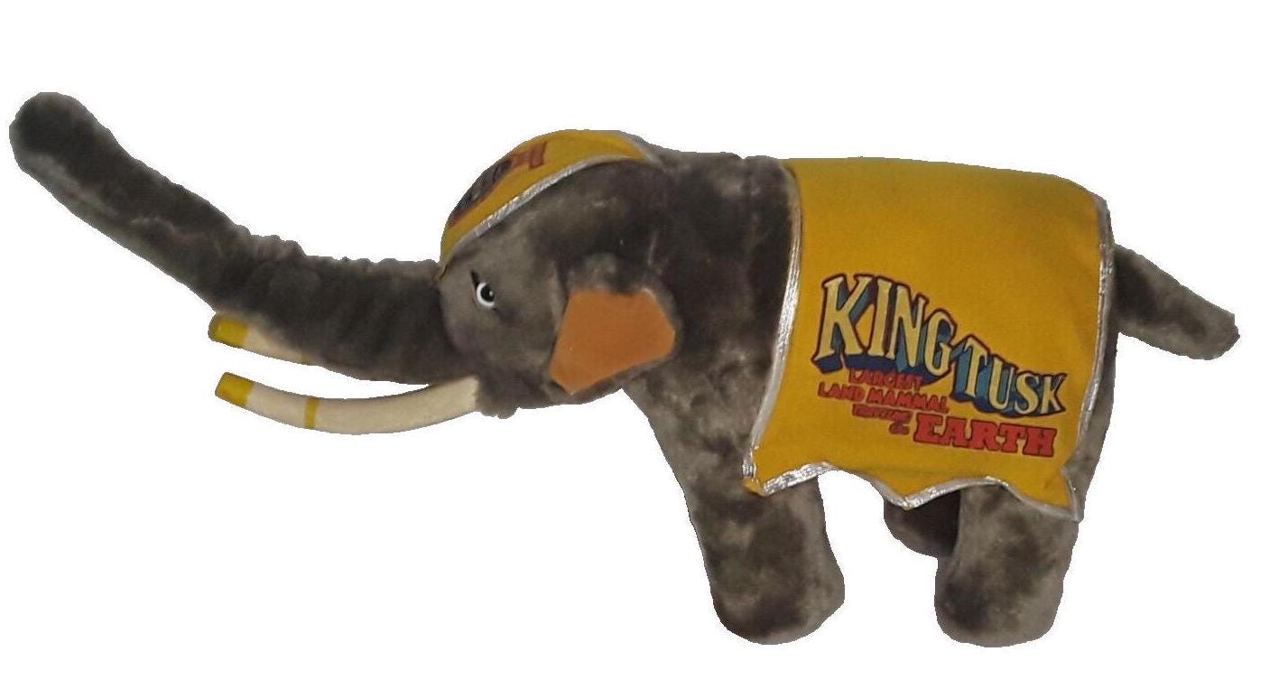 Vintage Barnum & Bailey Ringling Bros. 1987 King Tusk Circus Elephant ...