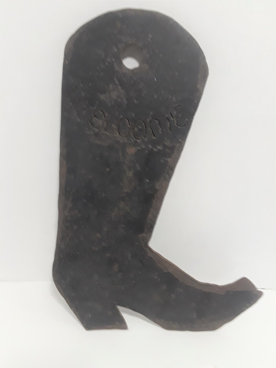 Vintage Metal Cowboy Boot Welcome Sign Handmade 20'' Inches - Etsy