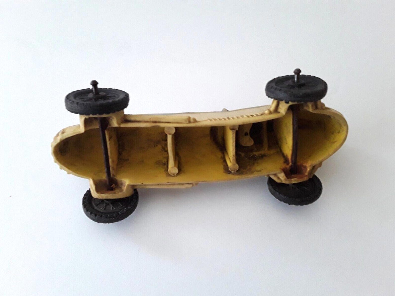 Vintage Auburn Rubber Toy Yellow 5" Indycar Race Car - Etsy