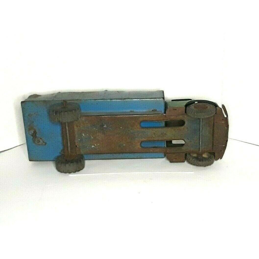 Vintage Large LUMAR Pressed Steel Carrier Truck 1950's Size 19'' Inches ...