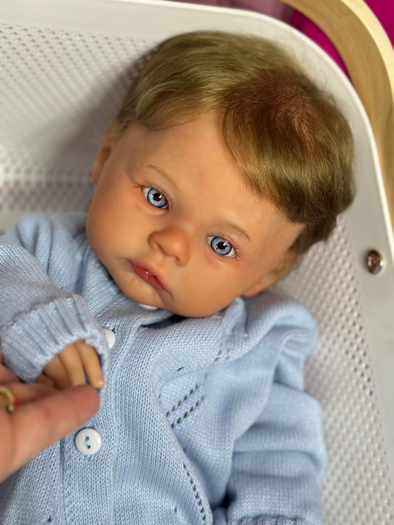 OOAK Reborn Baby Boy Doll – Handcrafted Silicone Vinyl Art Collector ...