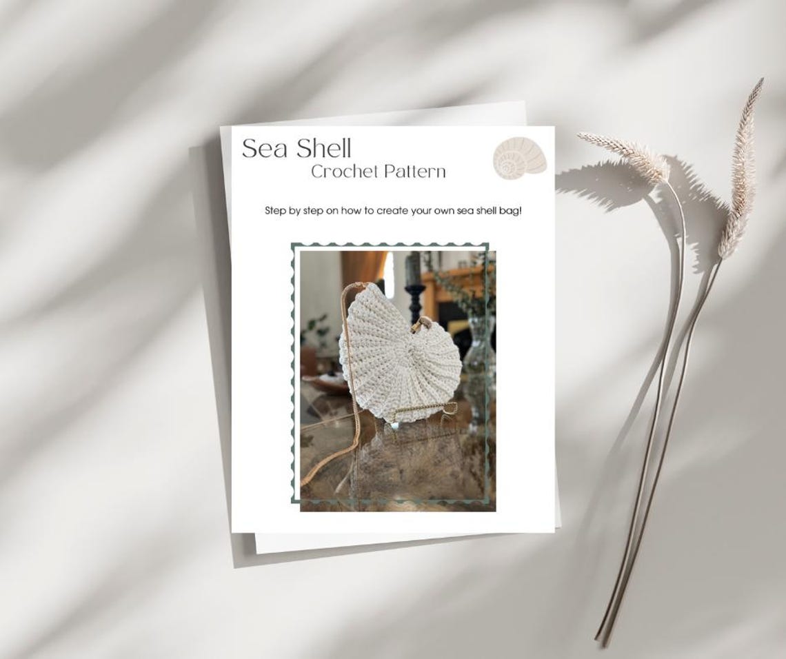 Sea Shell Crochet Bag Pattern. Instant Download. - Etsy