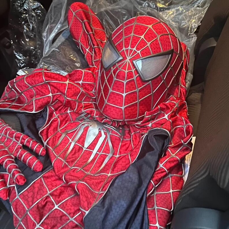 Spider Man Cosplay Costume for Adults – Full Superhero Suit With Mask ...