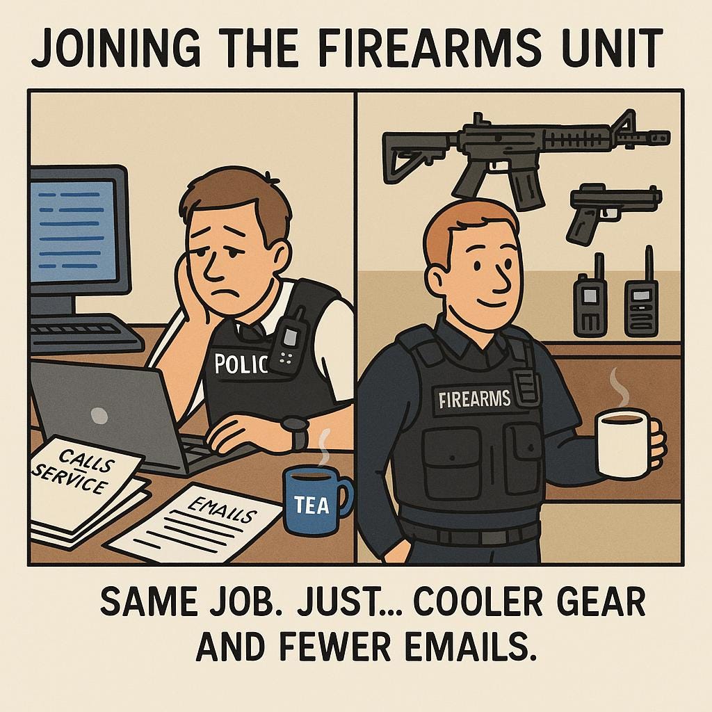 Funny Police Retirement Cartoon – Custom Digital Shift Gift – Leaver ...