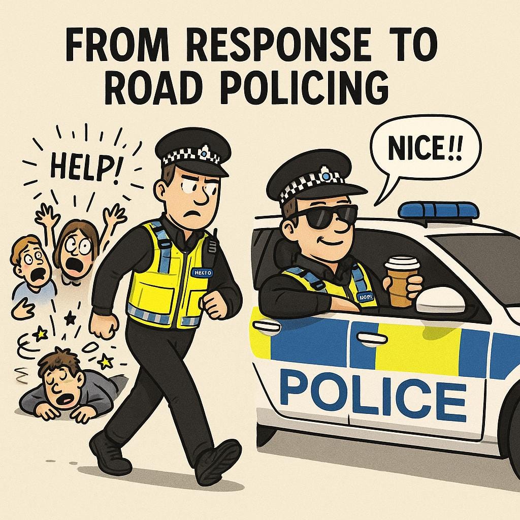 Funny Police Retirement Cartoon – Custom Digital Shift Gift – Leaver ...