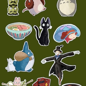 Anime Digital Stickers | Digital Stickers | Studio Ghibli Stickers ...