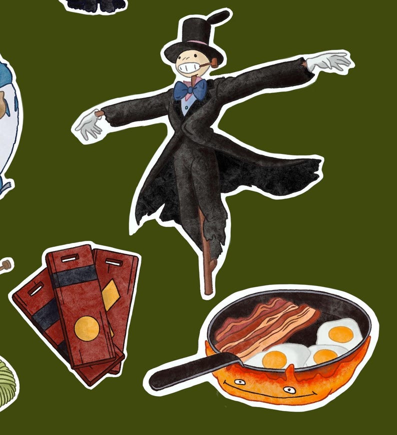 Anime Digital Stickers | Digital Stickers | Studio Ghibli Stickers ...