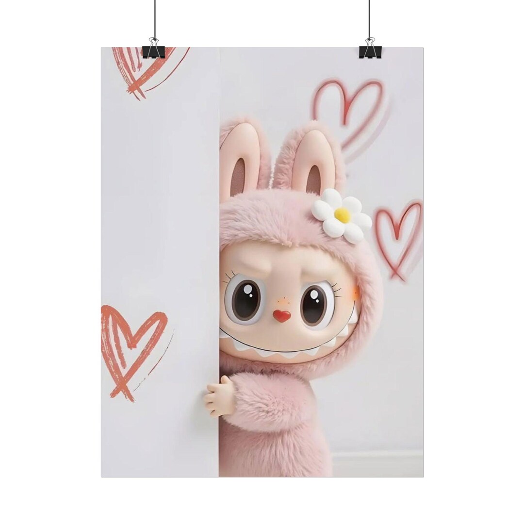 Labubu & Friends Poster | Pop Mart Monster Wall Art | Kawaii Cartoon ...