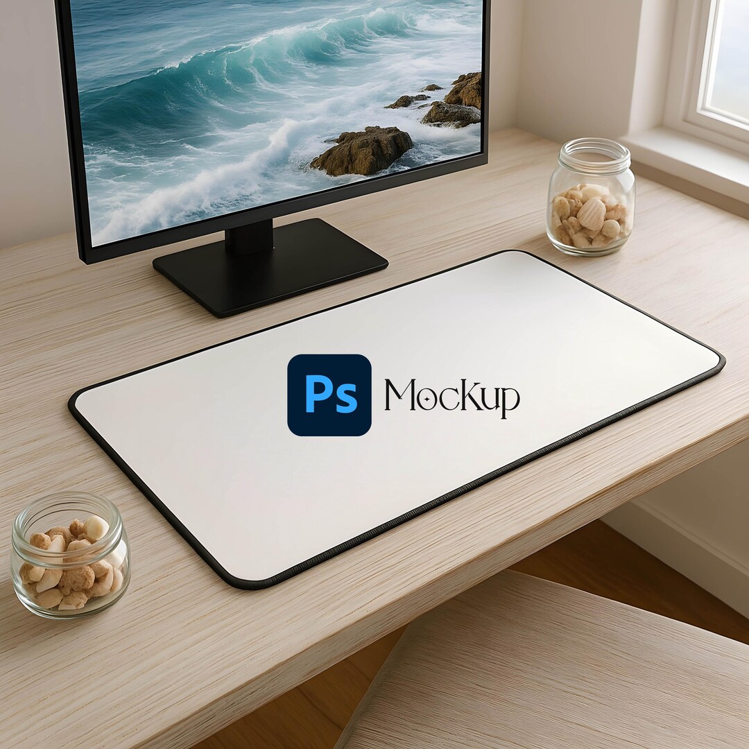 Desk Mat Mockup, Mousepad Mockup, Gaming Mat Keyboard Mat Mockup ...